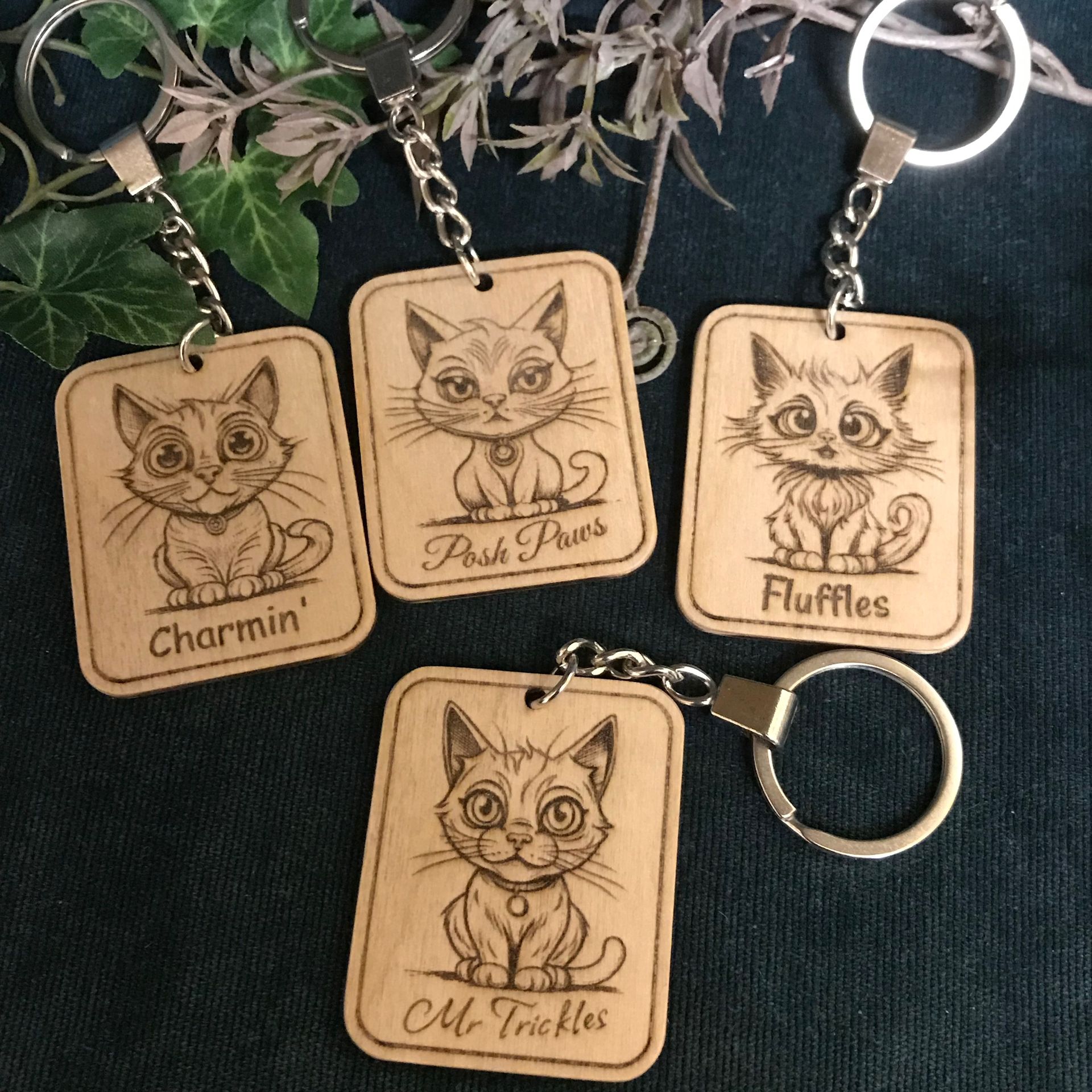 Handcrafted Wooden Bespoke Cat Tree UK, Sophisticated Scratching Post