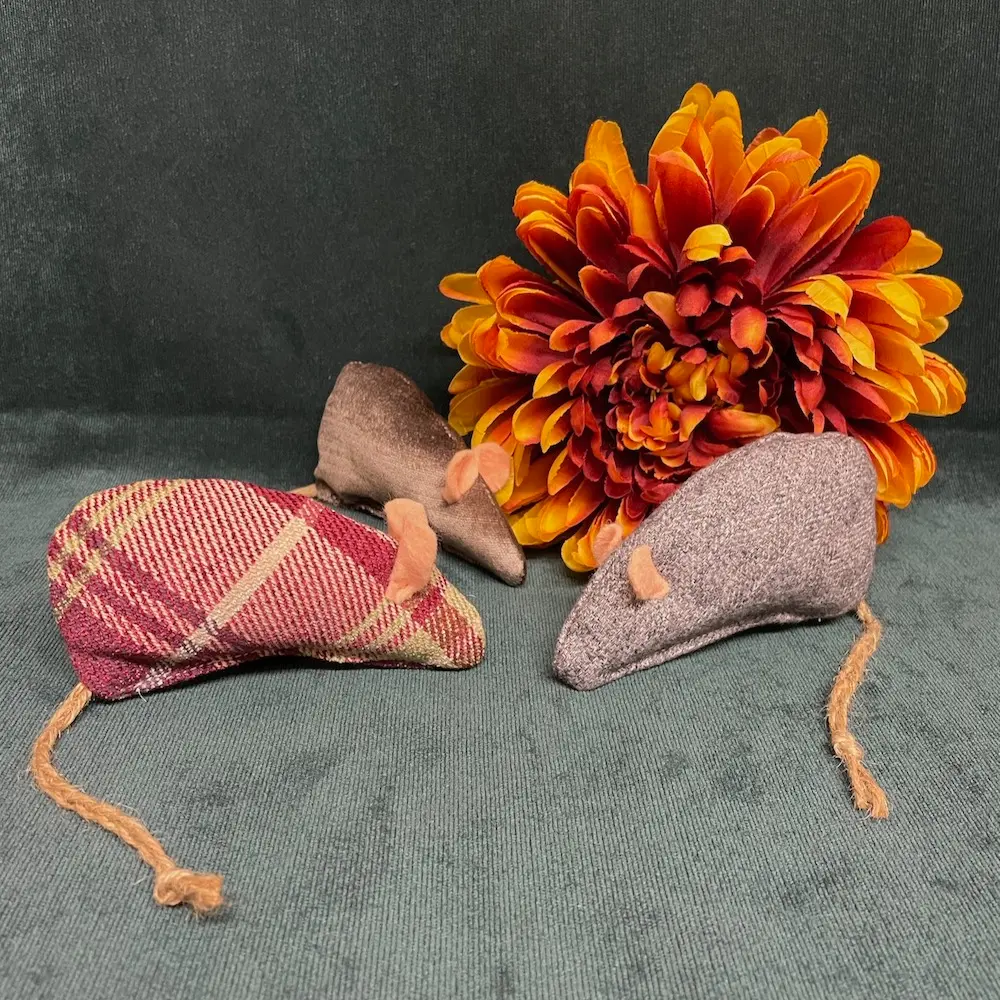 Catnip Mice - Handmade cat toys